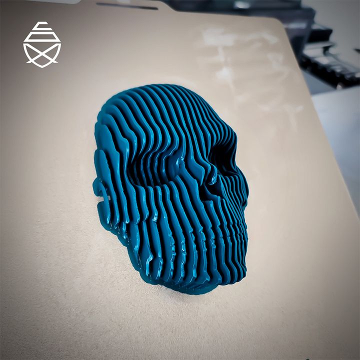 3D Printable Quantum Skull by PipeCox
